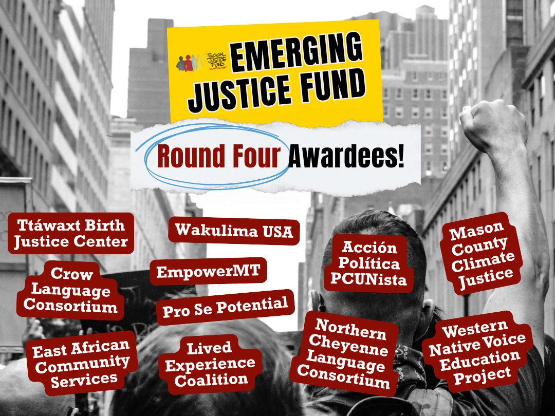 2025 Emerging Justice Fund - Round Four Awardees - Social Justice Fund NW